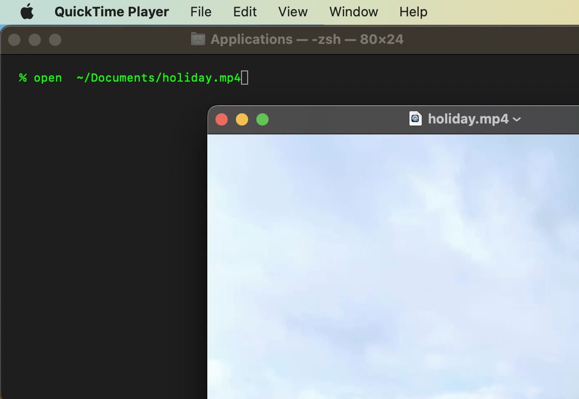 How To Open A File Via Mac Terminal